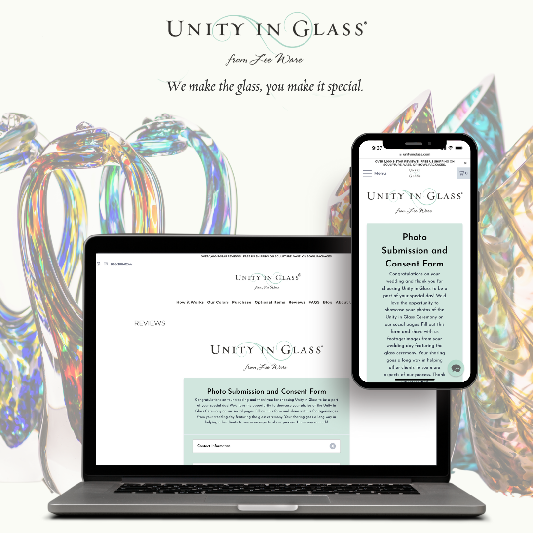 A Glass Unity Ceremony Alternative - Unity In Glass®